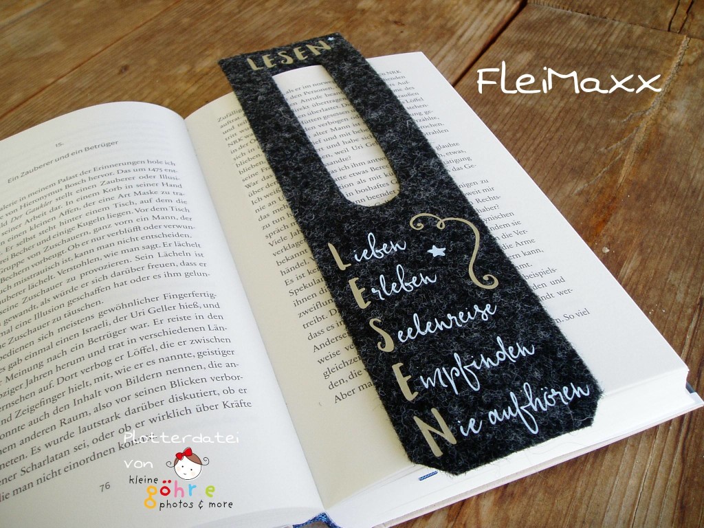 Plotterdatei "Sprüche Lesen" + Papiere - kleine göhr.e design