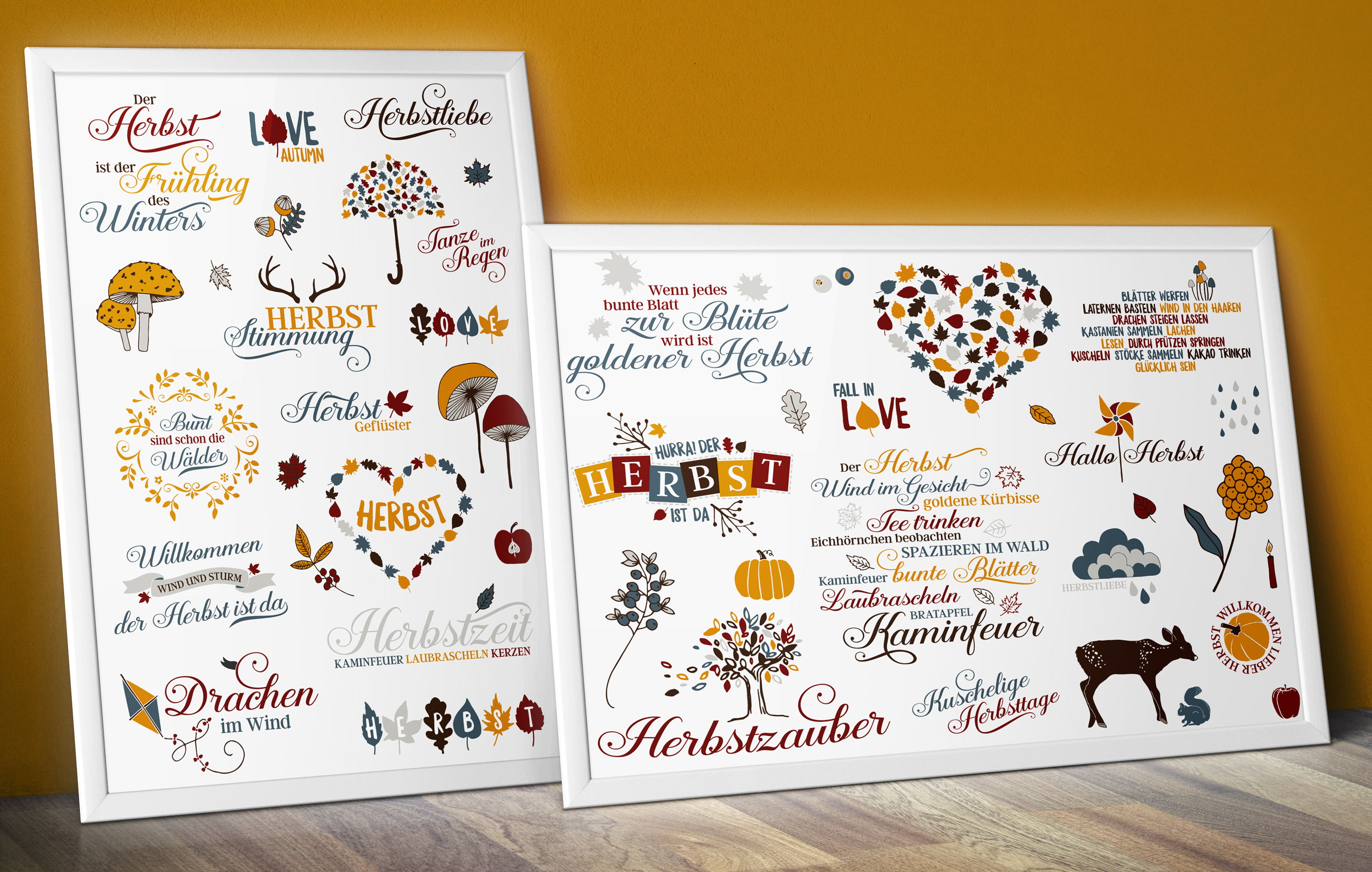 Plotterdatei "Herbstliebe Vintage" - kleine göhr.e design