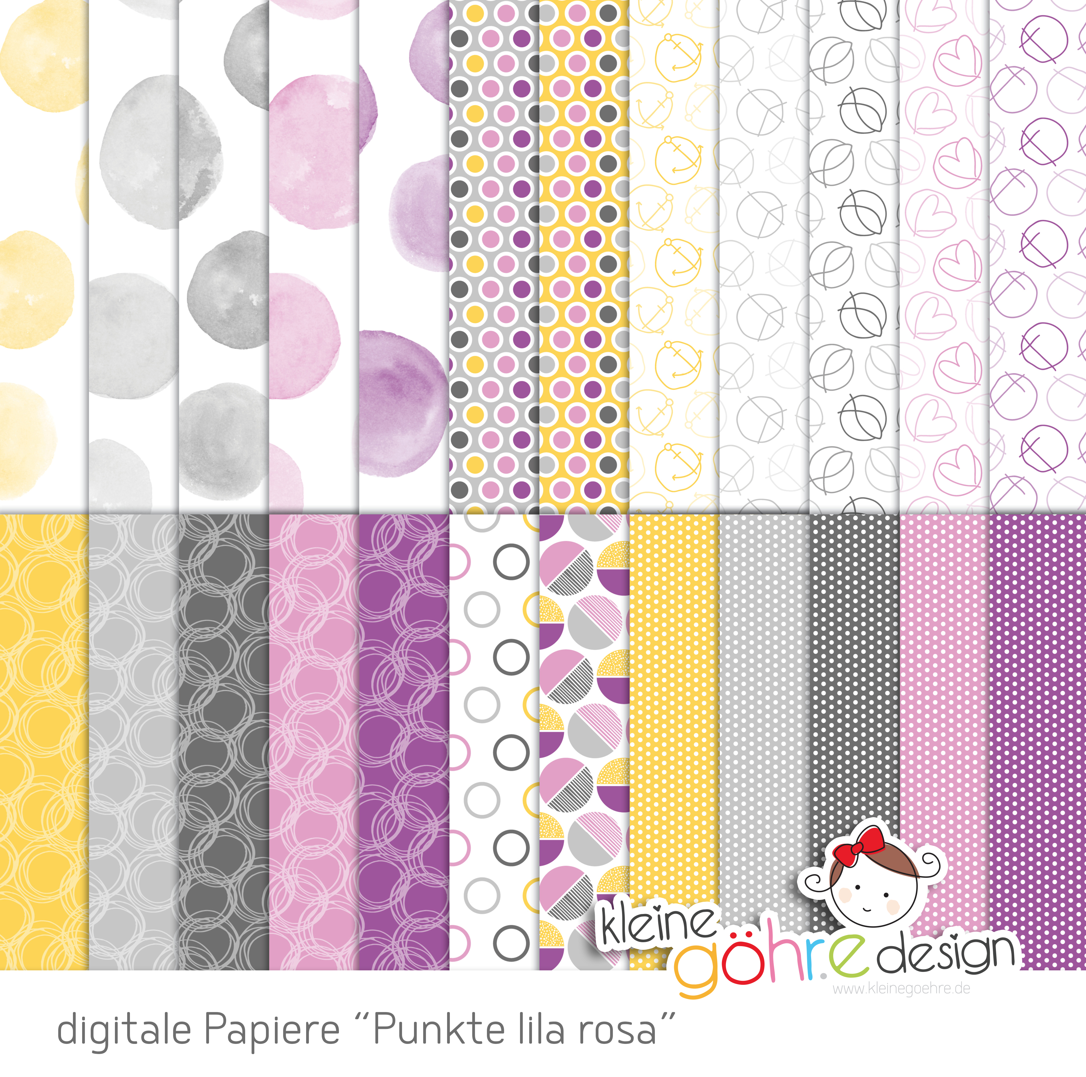 Plotterdatei "Konfirmation / Jugendweihe Heute rosa" + Papiere - kleine göhr.e design