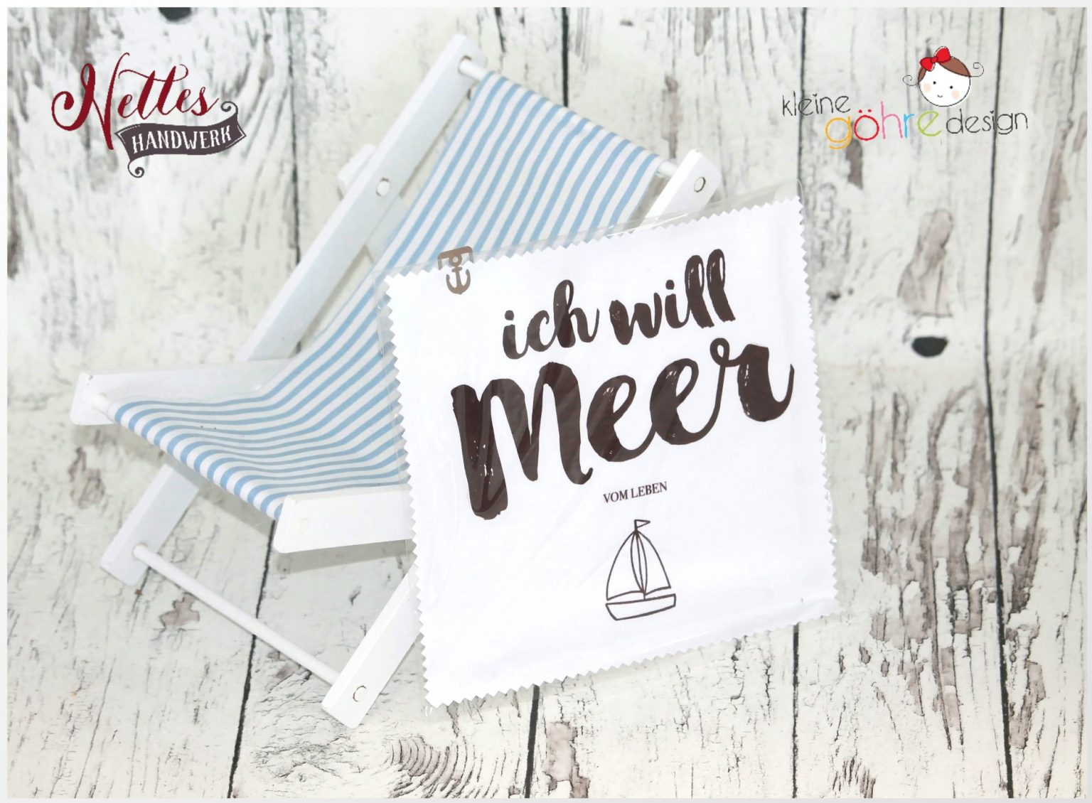 Plotterdatei "Poster sag ich Meer geht immer" - kleine göhr.e design