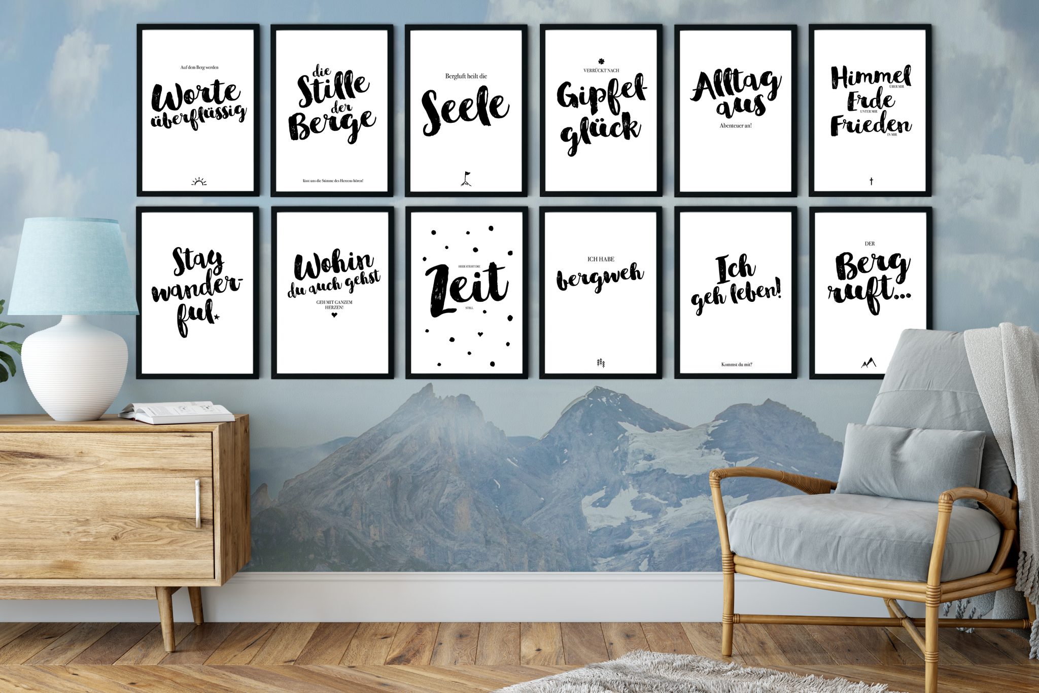 Plotterdatei "Poster Sag ich ja - Der Berg ruft" - kleine göhr.e design