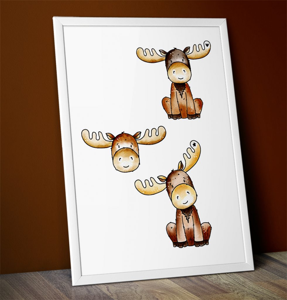 Plotterdatei "Elke und Erik Elch" - kleine göhr.e design