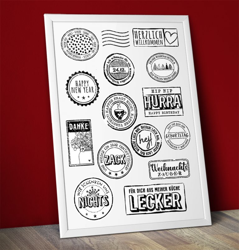 Plotterdatei "Stempelliebe" - kleine göhr.e design