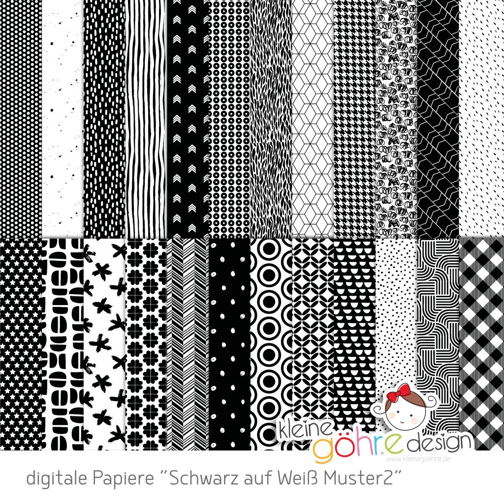 Plotterdatei "Schwarz auf Weiß" - kleine göhr.e design