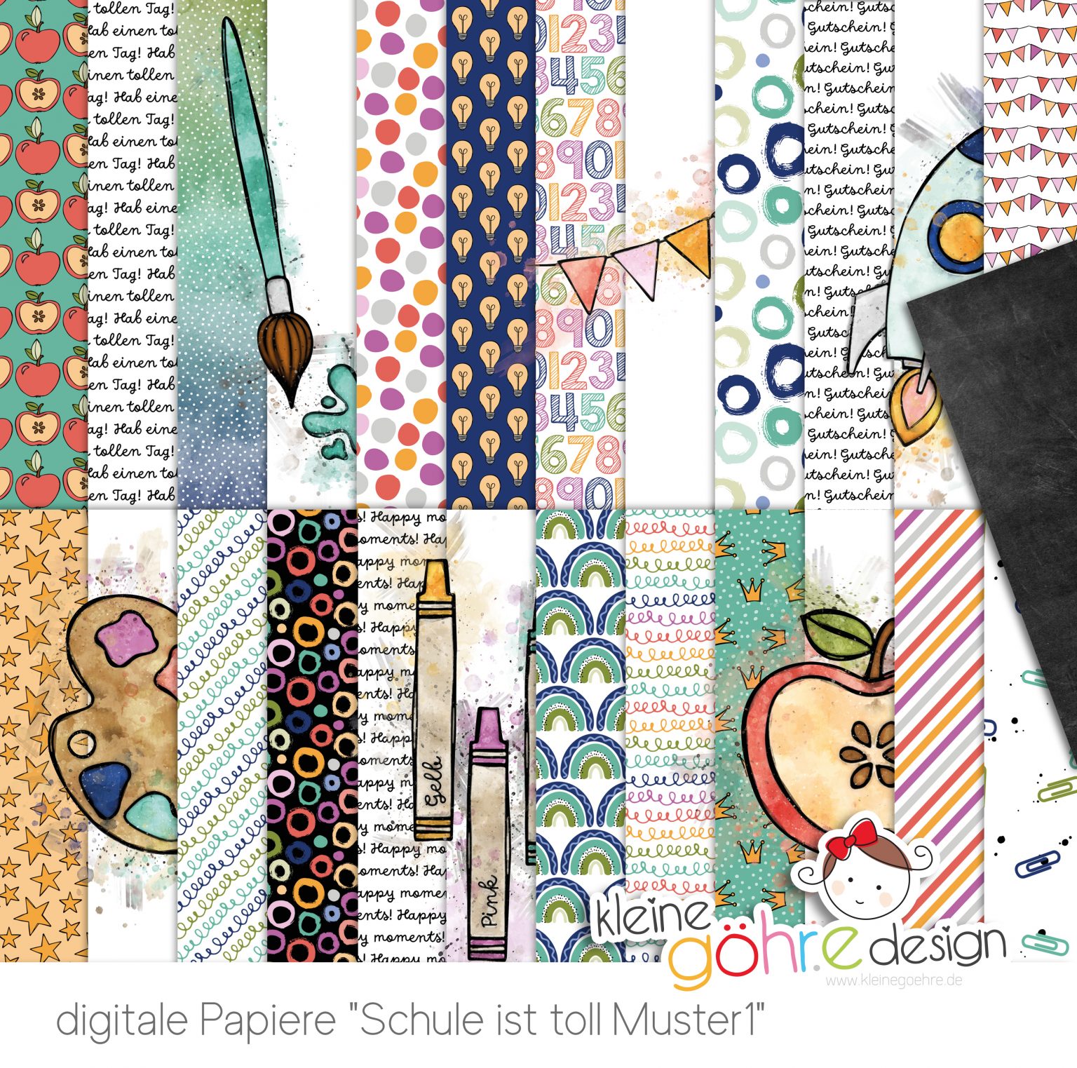 Plotterdatei "Schule ist toll" - kleine göhr.e design