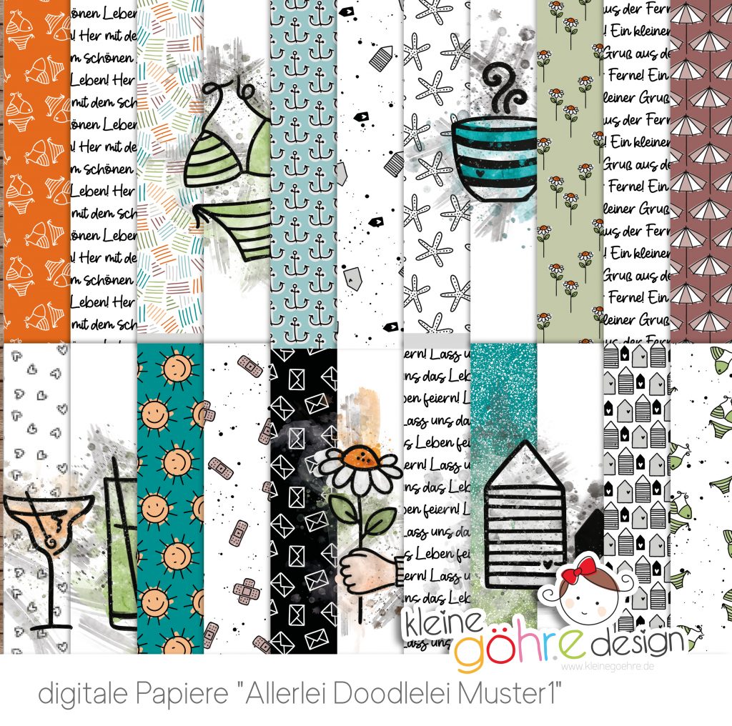 Plotterdatei "Allerlei Doodlelei" - kleine göhr.e design