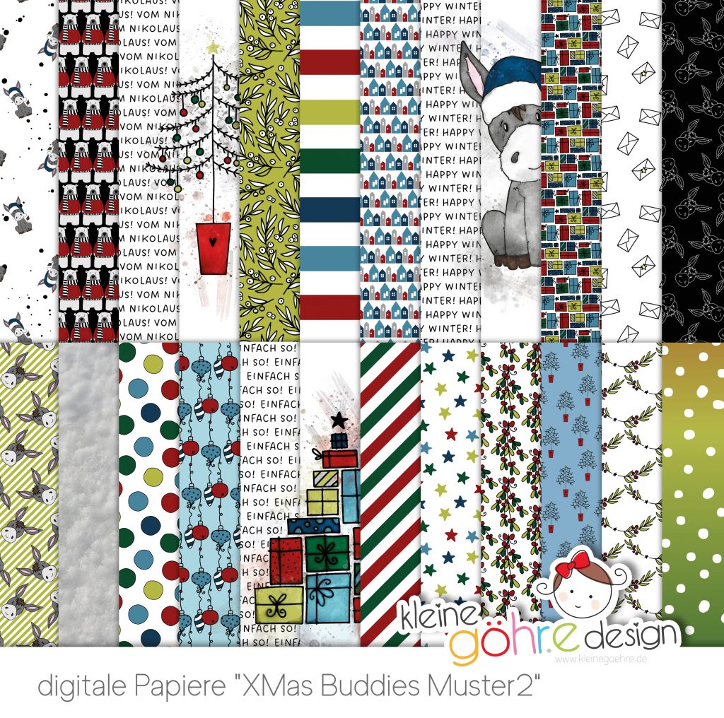 Plotterdatei "XMas Buddies" - kleine göhr.e design