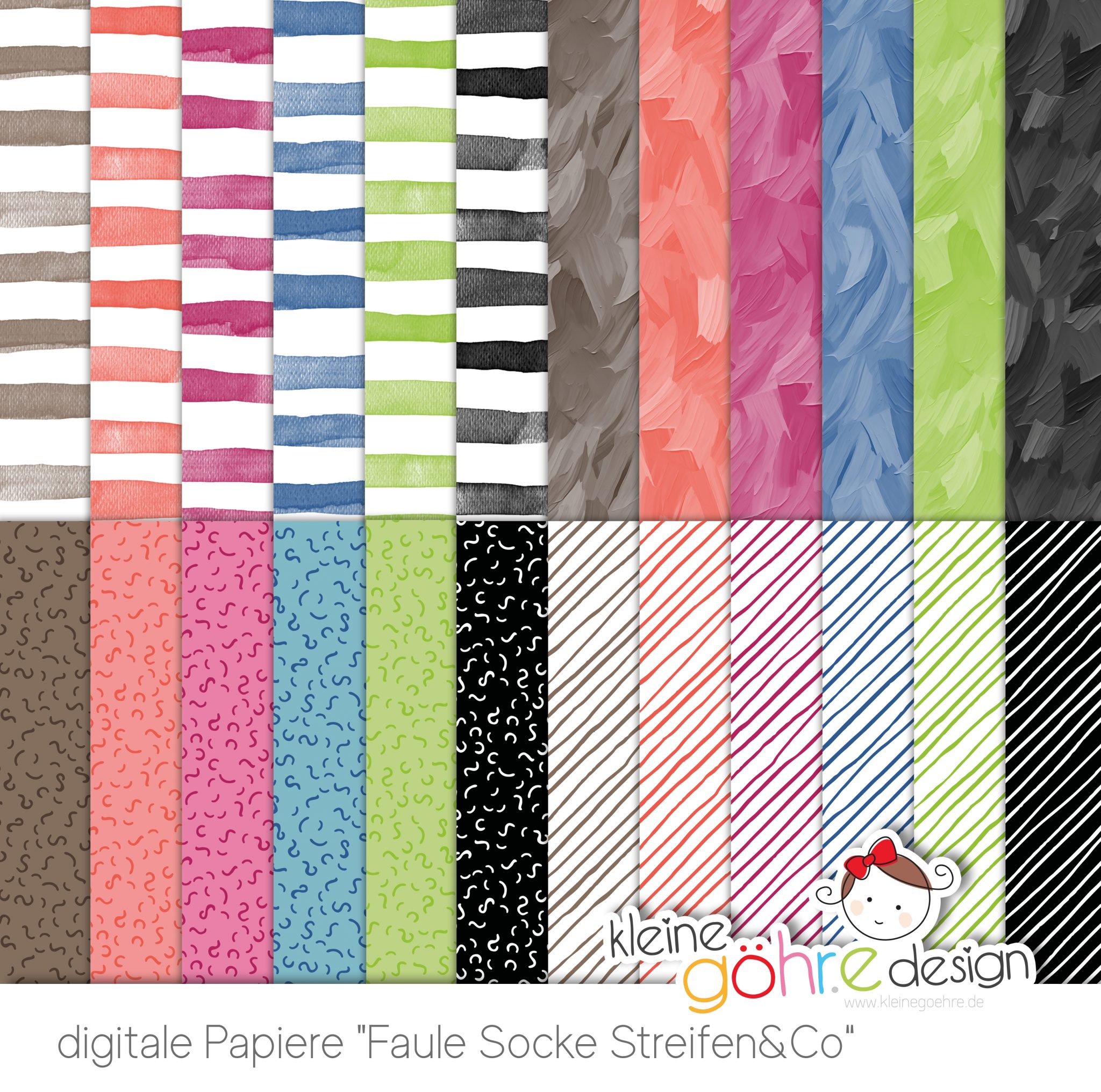 Plotterdatei "Faule Socke" - kleine göhr.e design