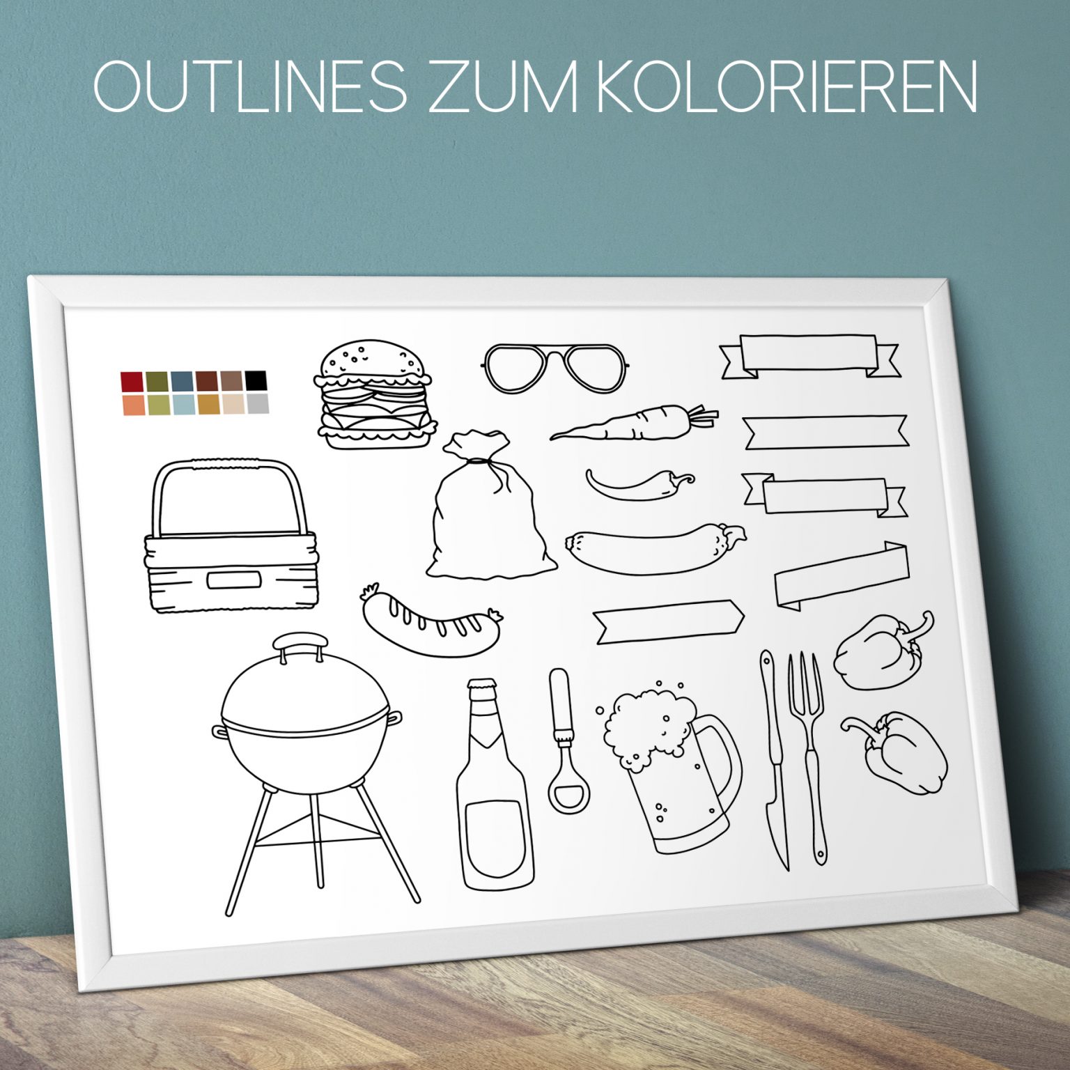 Plotterdatei "Grillen chillen" - kleine göhr.e design