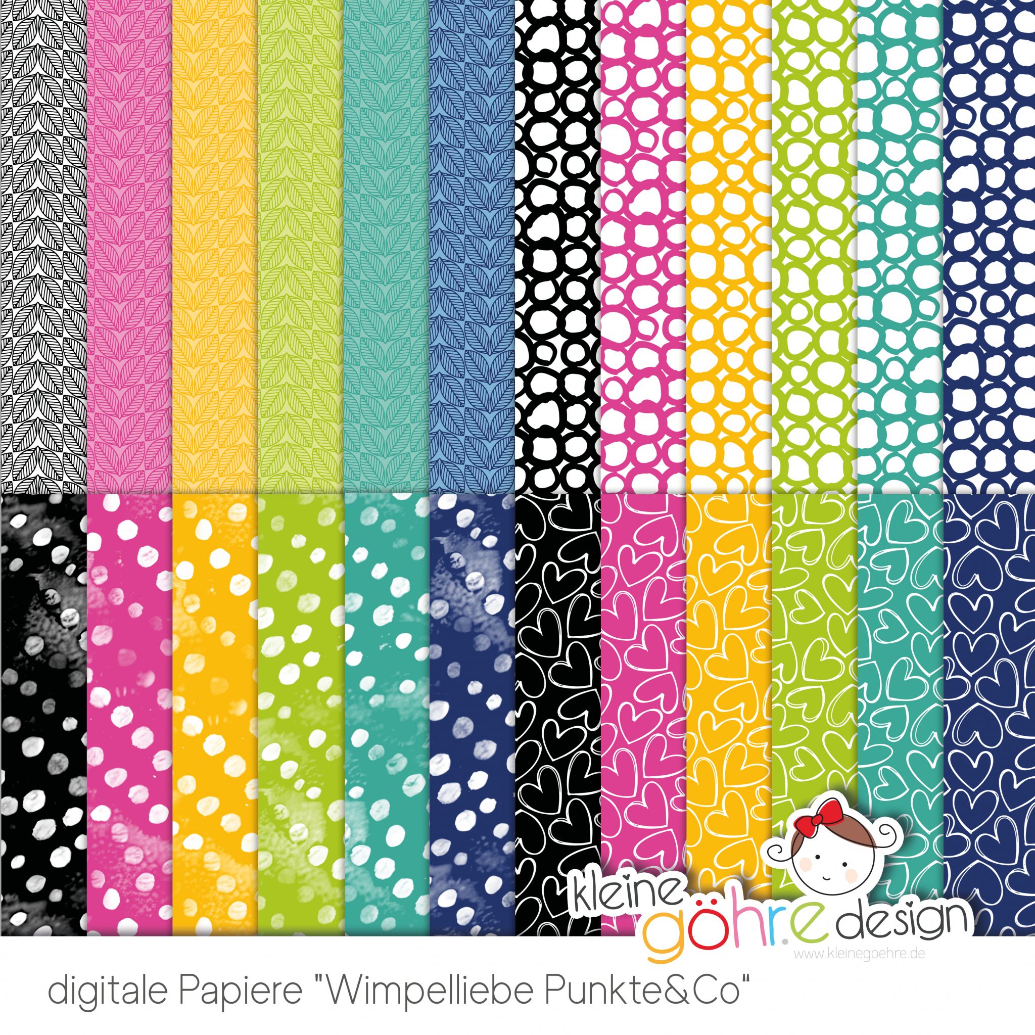 Plotterdatei "Wimpelliebe" - kleine göhr.e design