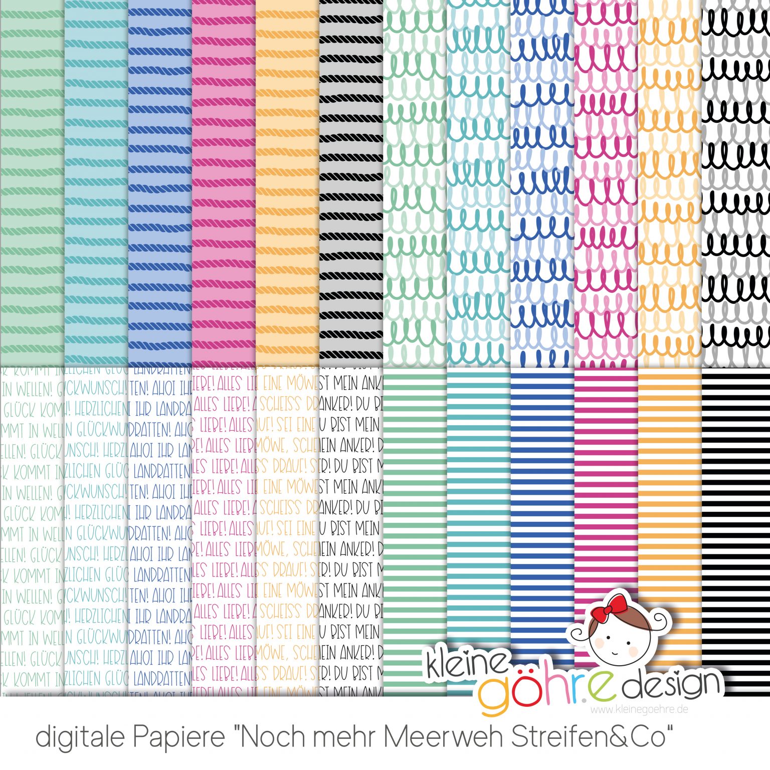 Plotterdatei "Noch mehr Meerweh" - kleine göhr.e design