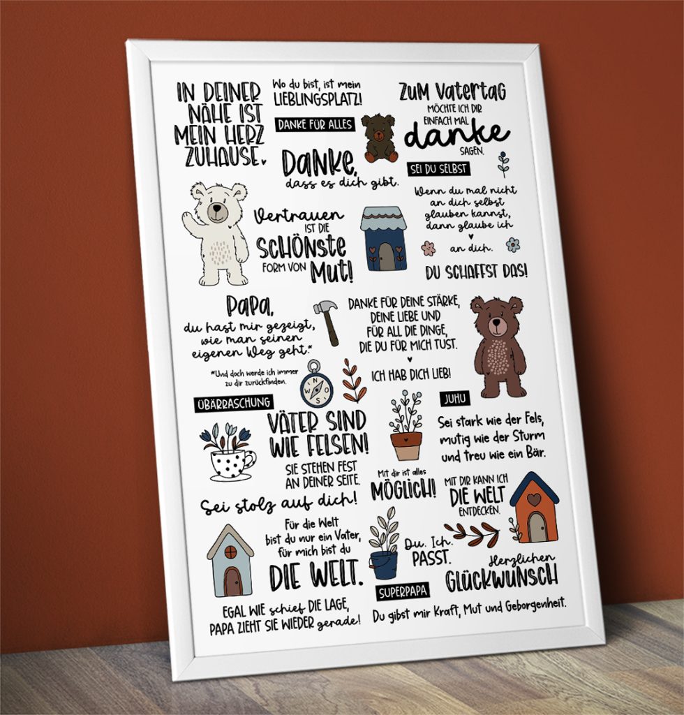 Plotterdatei "Danke Papa" - kleine göhr.e design